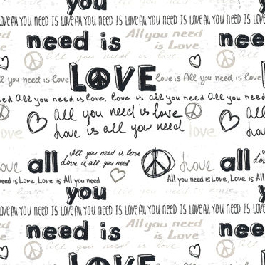 Peace & Love Is All You Need - Fabricland Canada