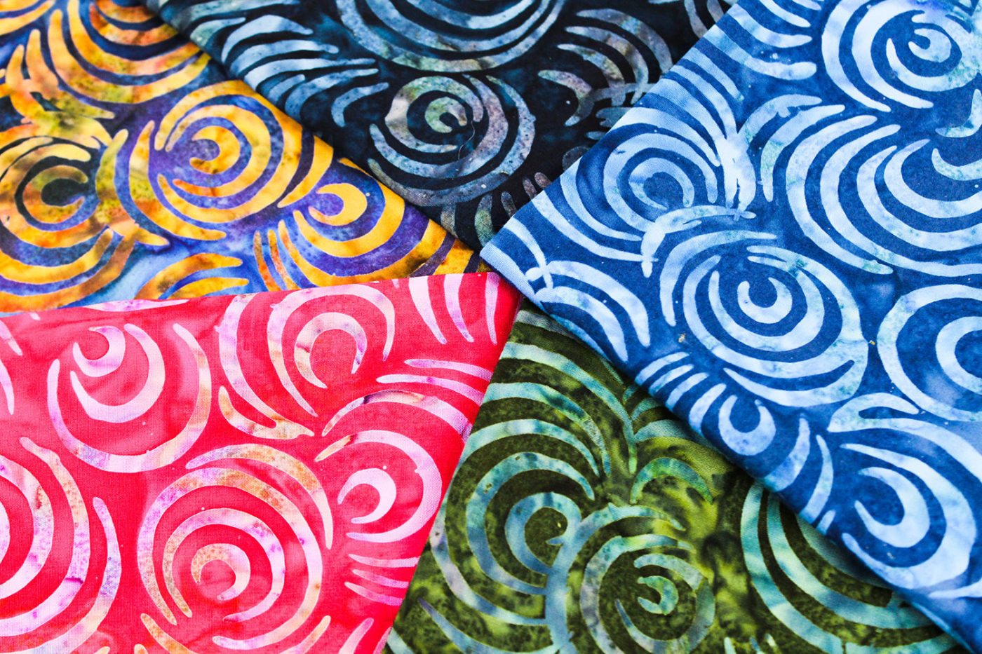 The Beauty of Hand Dyed Batiks - Fabricland Canada