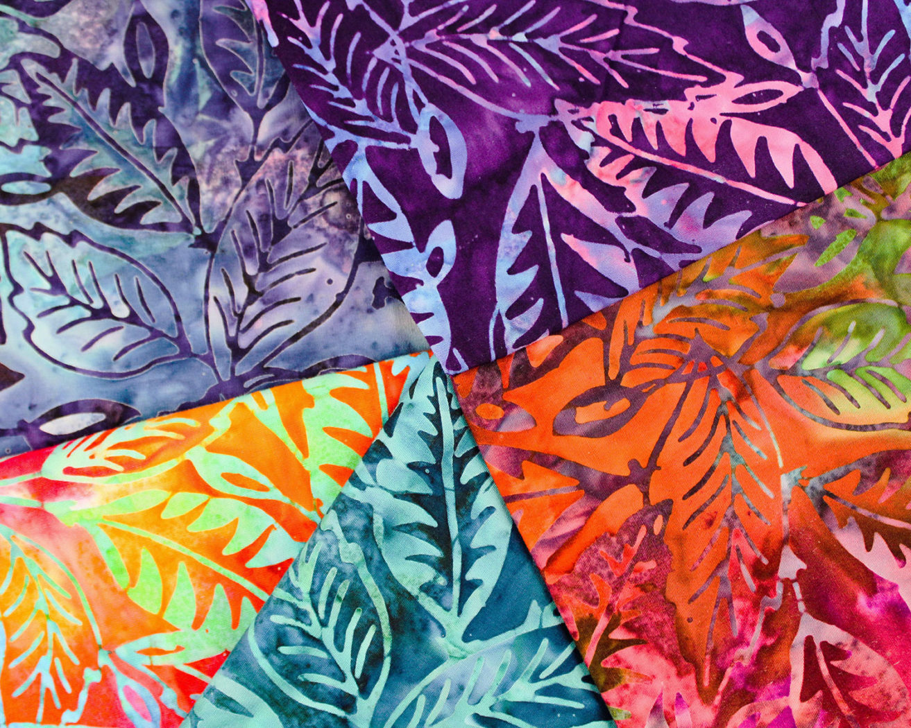 The Beauty of Hand Dyed Batiks - Fabricland Canada